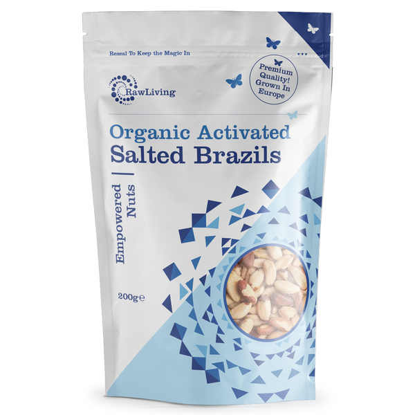 Organic Activated Brazil Nuts (200g, 1kg) | Raw Living UK