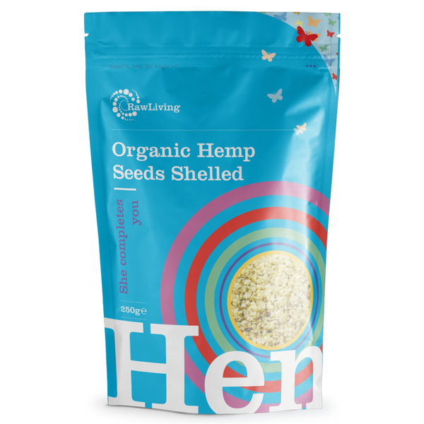 Organic Shelled Hemp Seeds (Various Sizes) | Raw Living UK