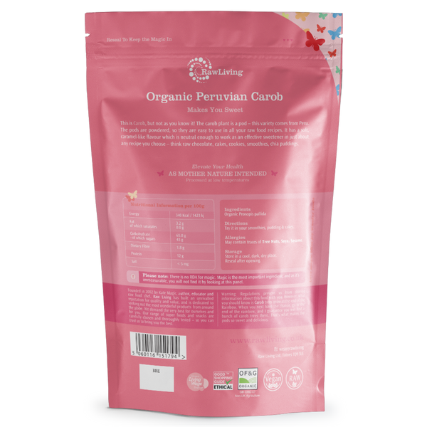Organic Peruvian Carob Powder | Raw Living UK