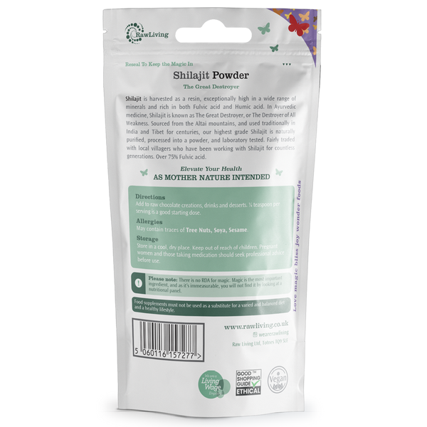 Mountain Shilajit Resin (High Quality) (40g) | Raw Living UK