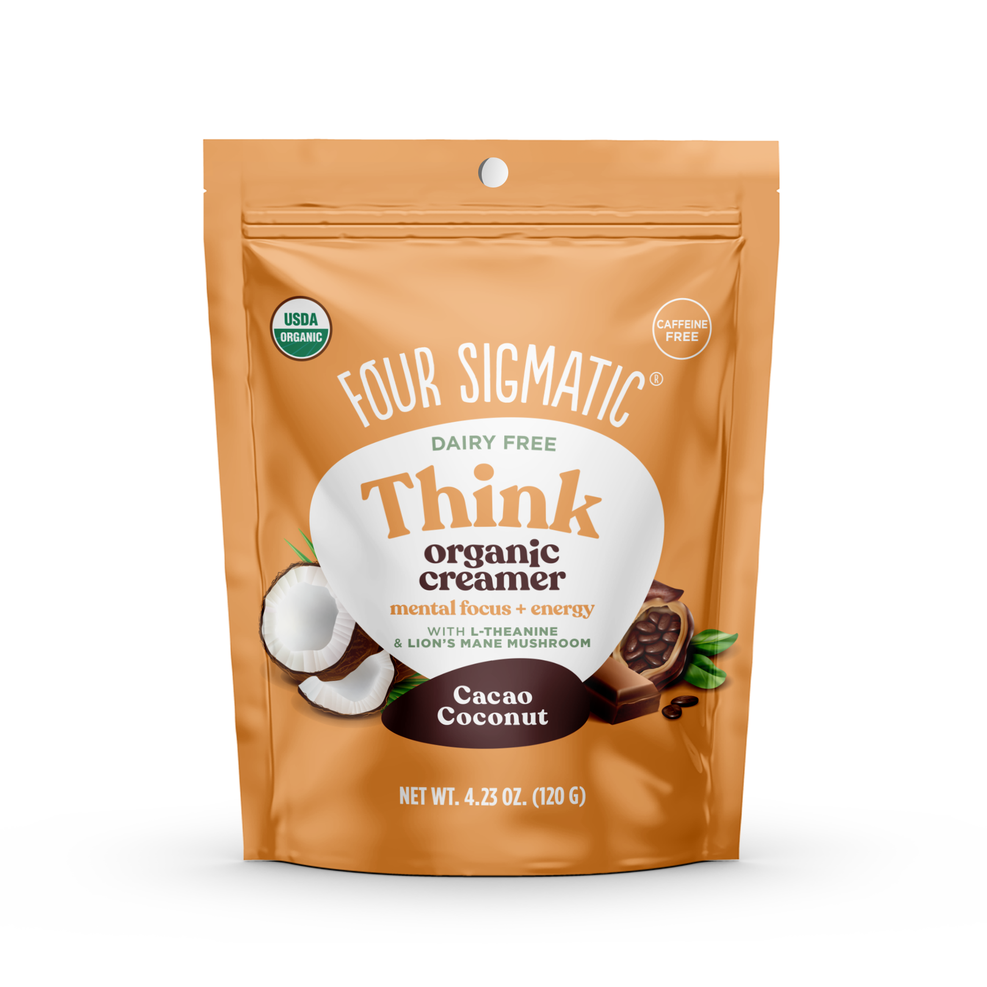 Think Creamer Cacao | Four Sigmatic | Raw Living UK – Raw Living Limited