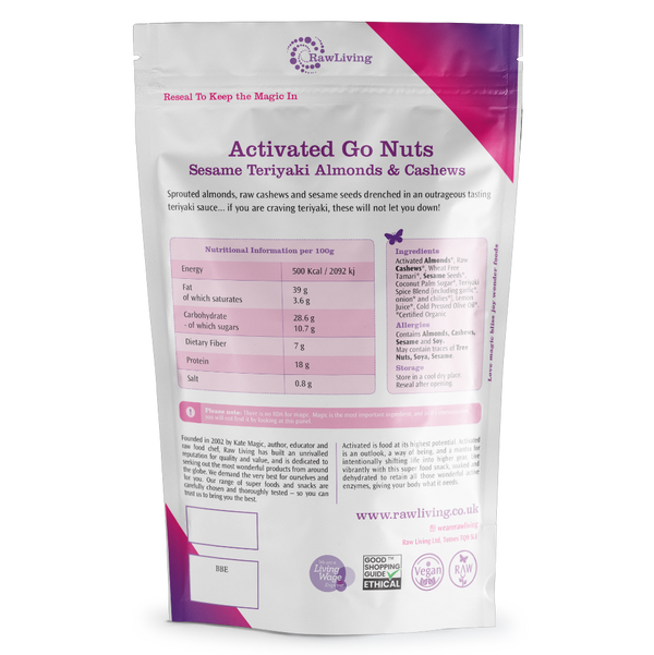 Organic Activated Mixed Nuts (200g, 1kg) | Raw Living UK