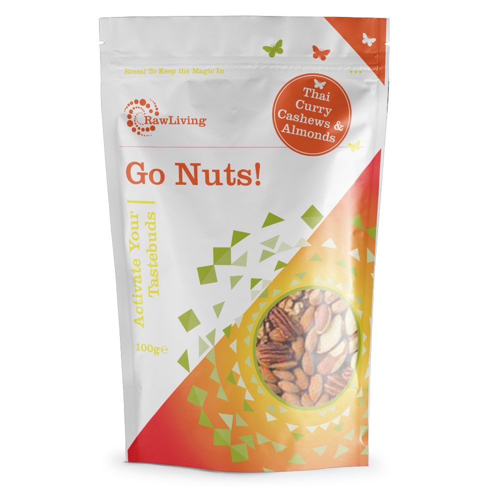 Go Nuts! Activated Thai Curry Cashews & Almonds | Raw Living UK – Raw ...