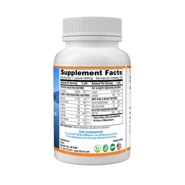E3AFA Digestive Enzymes Powder 50g | E3 Live | Raw Living UK