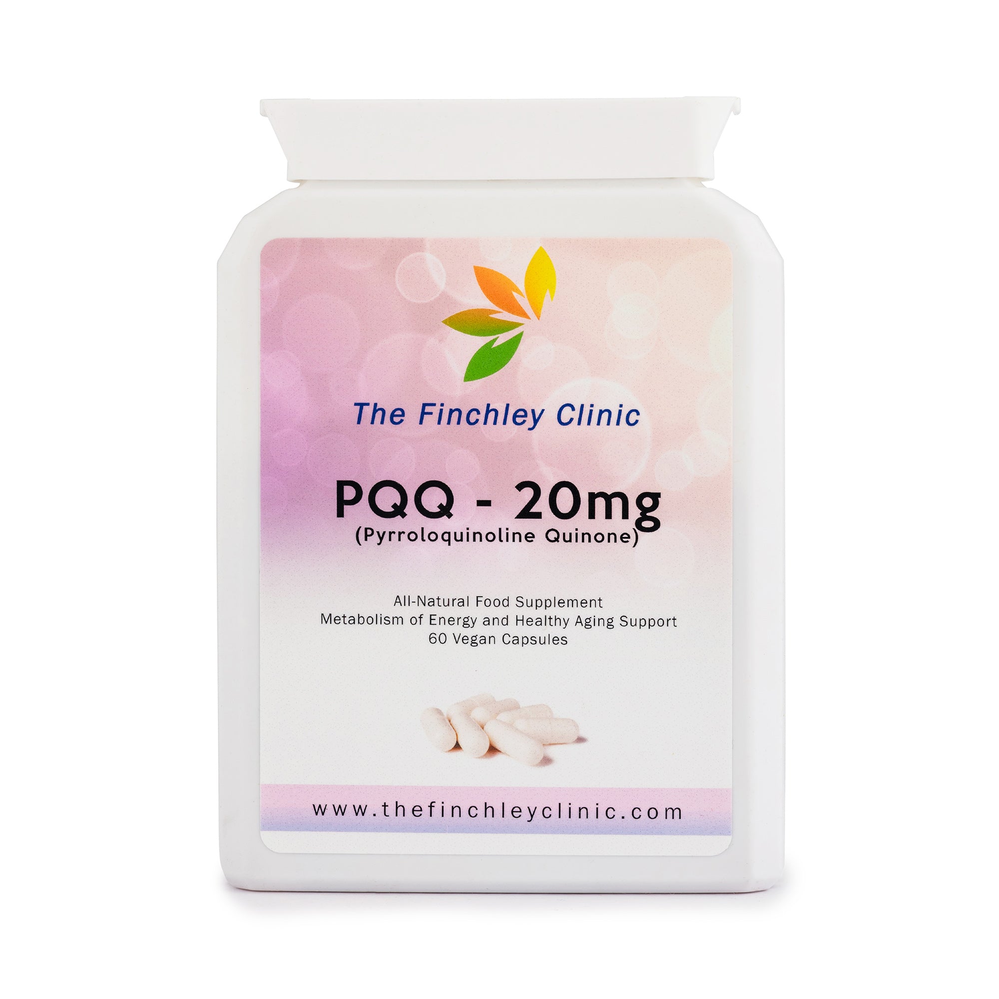PQQ Capsules (60 Cap) | The Finchley Clinic | Raw Living UK – Raw ...