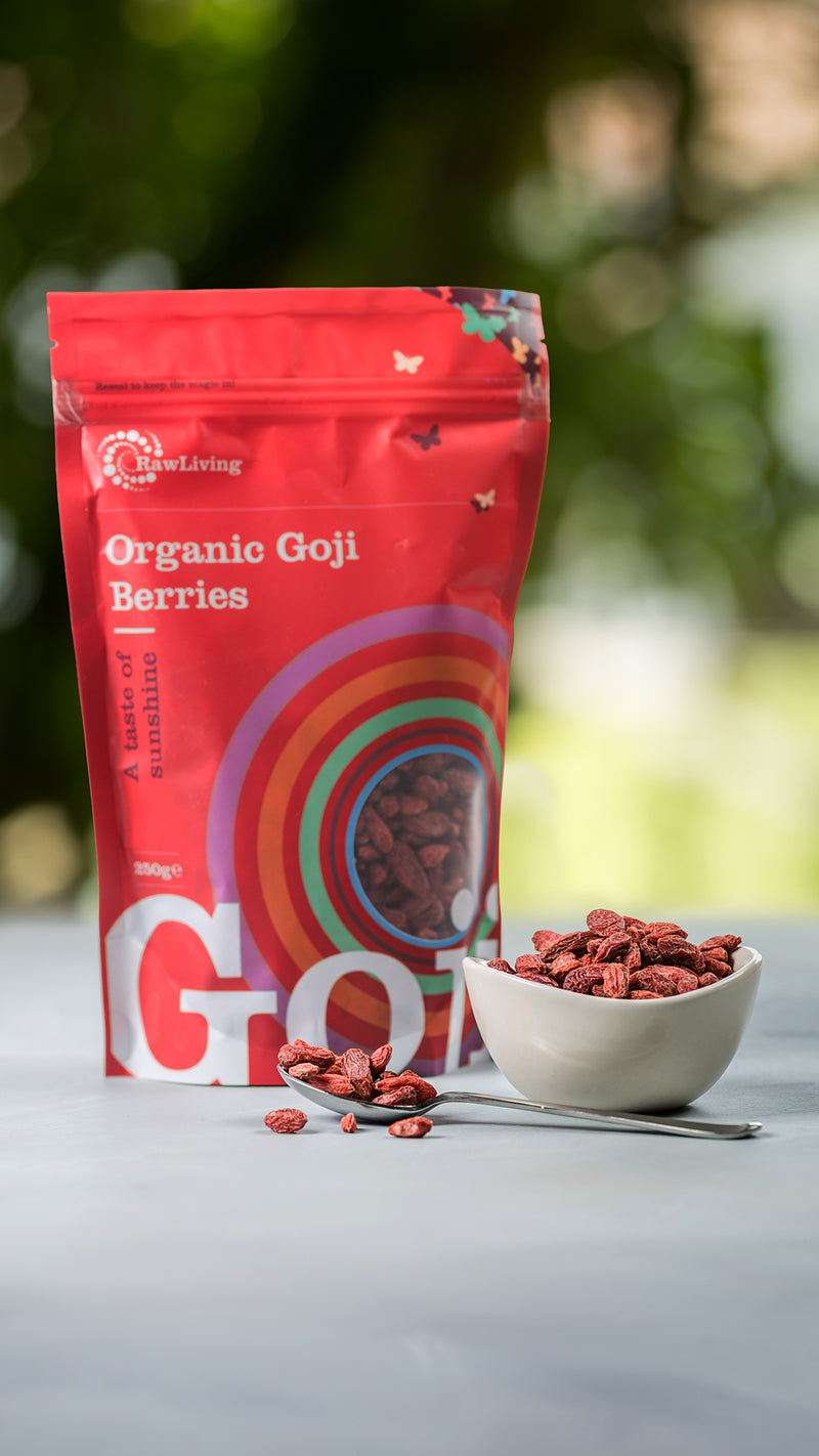 Organic Goji Berries (250g, 1kg, 4.5kg) | Raw Living UK