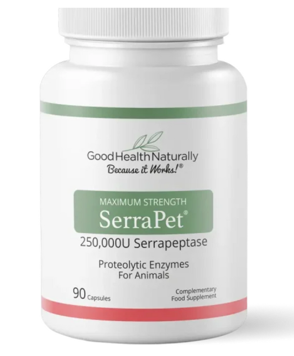 Serra Enzyme 250,000 IU (90 Caps) | Good Health Naturally