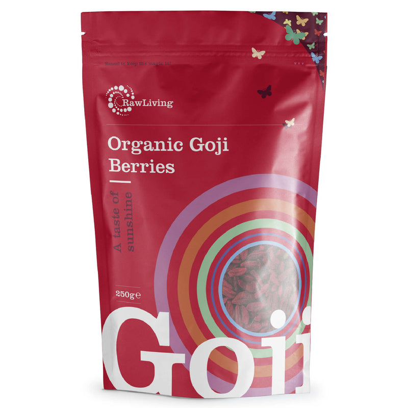 Organic Goji Berries (250g, 1kg, 4.5kg) | Raw Living UK