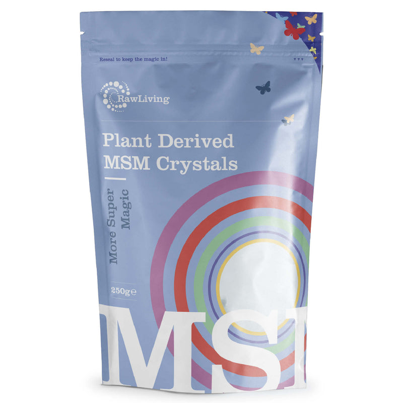 MSM Crystals (Various Sizes) (Plant Derived) | Raw Living UK