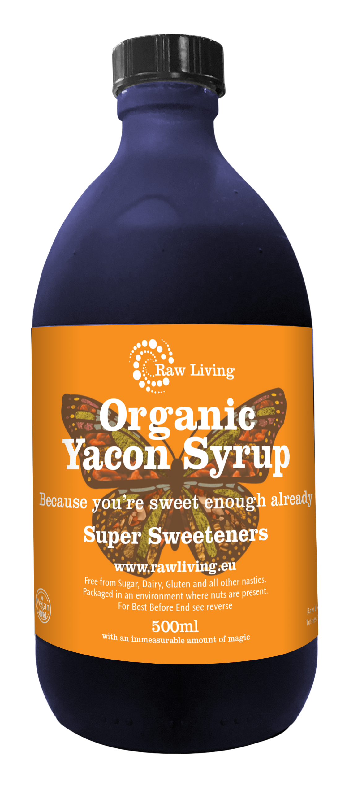 Yacon Syrup (500g, 25kg BULK) | Raw Living UK