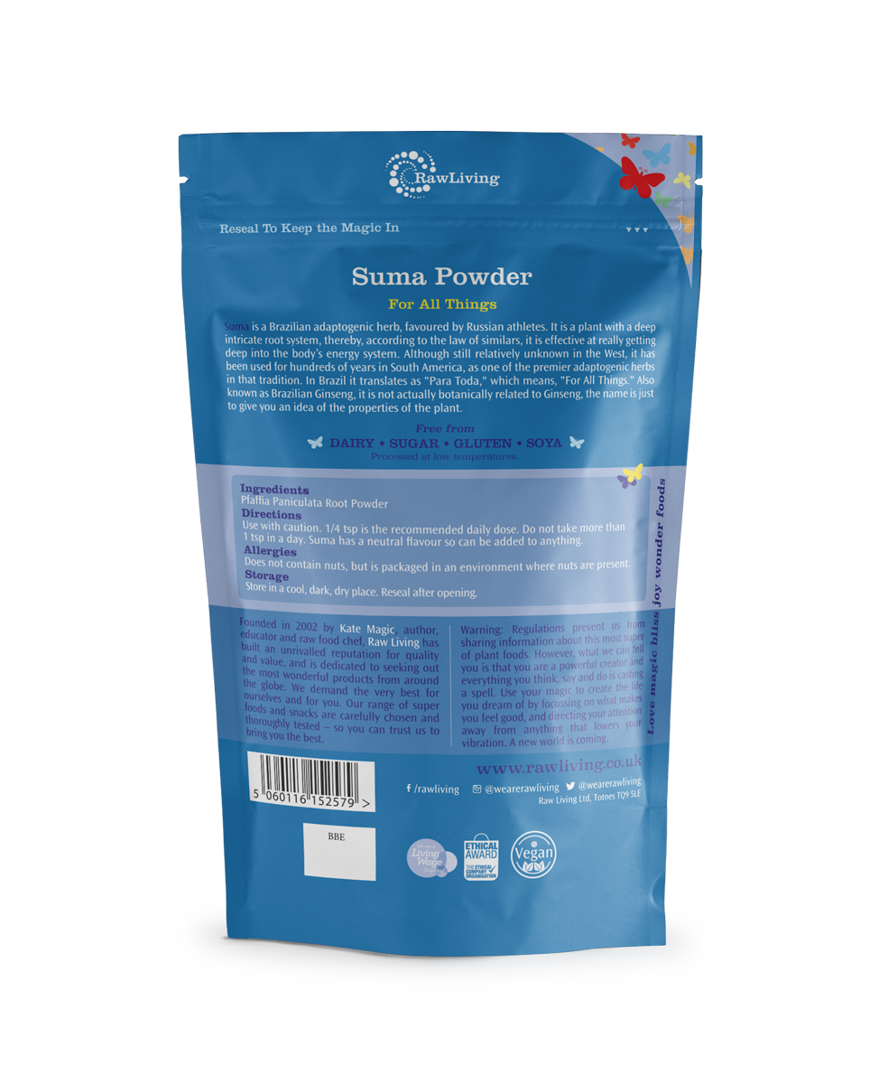 Suma Brazilian Ginseng Powder (100g) | Raw Living UK