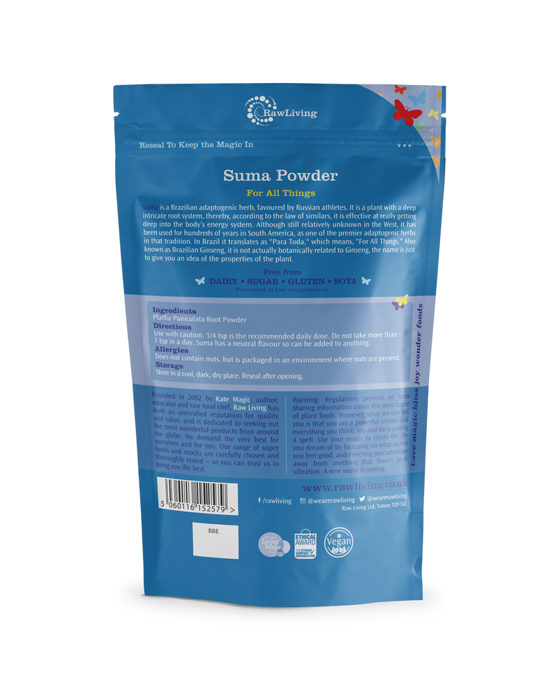 Suma Brazilian Ginseng Powder (100g) | Raw Living UK