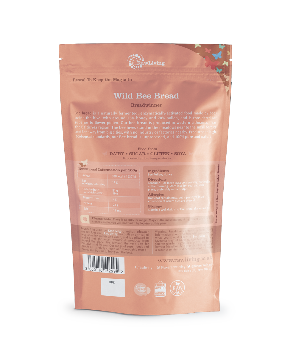 Wild Bee Bread (100g, 250, 1kg) | Raw Living UK