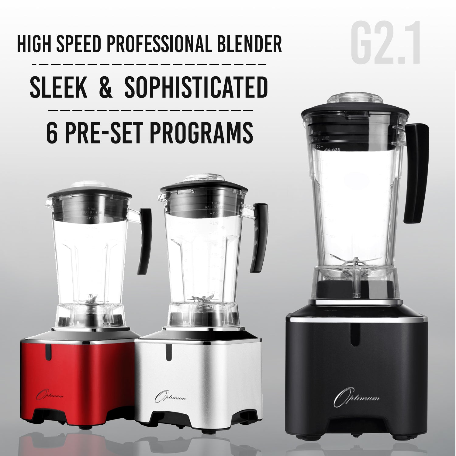 Optimum G2.6 Blender | Optimum Blenders | Raw Living UK